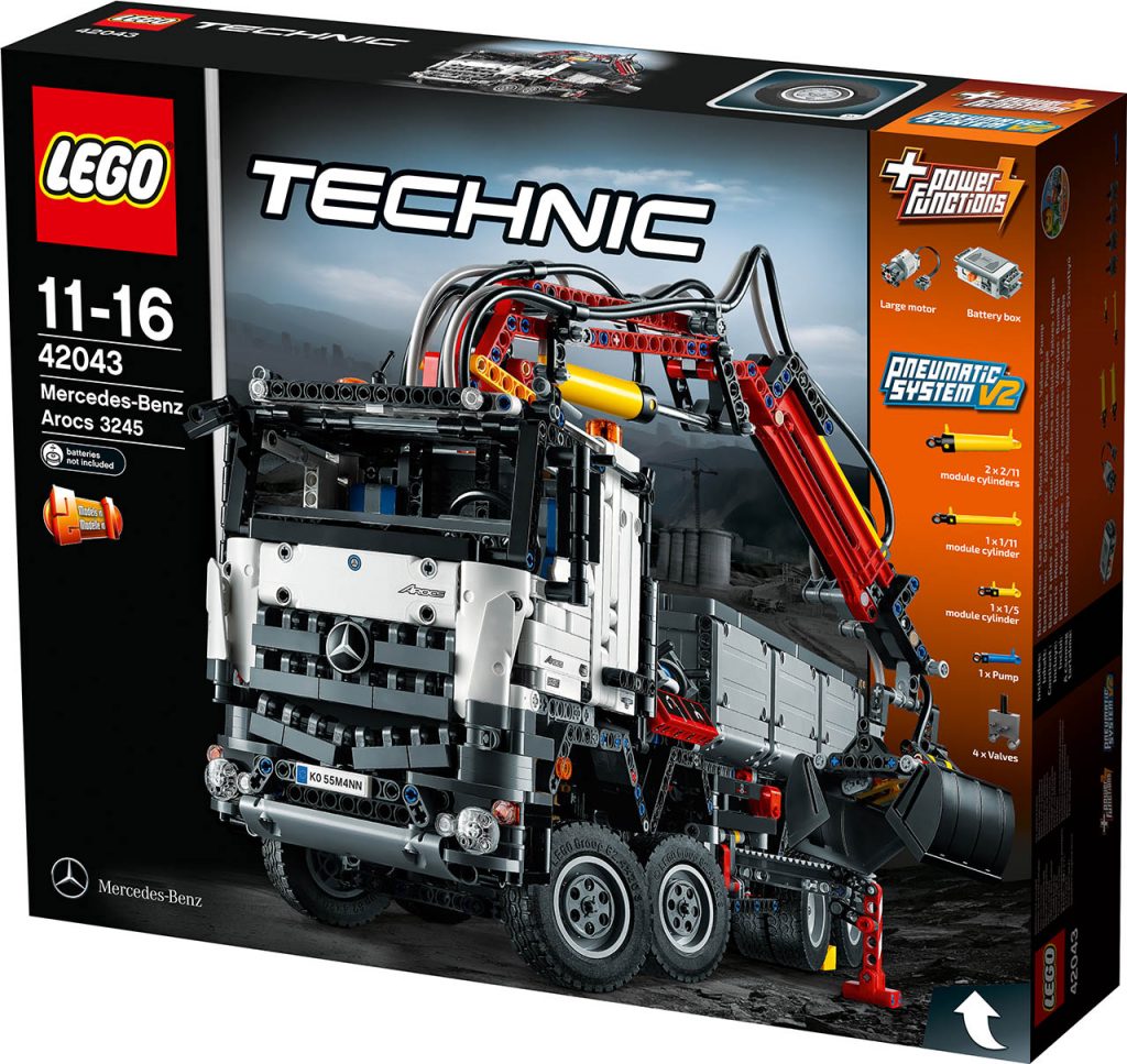 LEGO Technics recria Mercedes-Benz Arocs 3245 - MotorMais